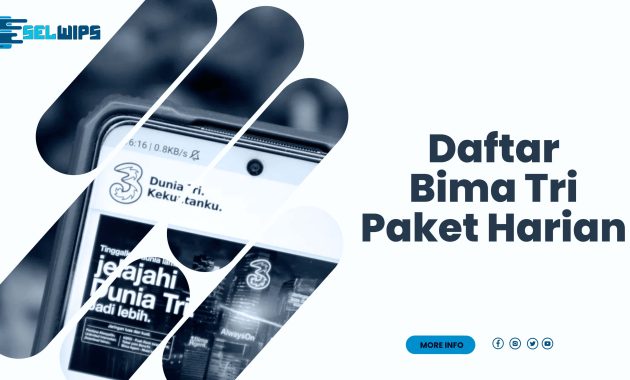 Daftar Bima Tri Paket Harian dan Pilihan Cara Belinya - Selwips